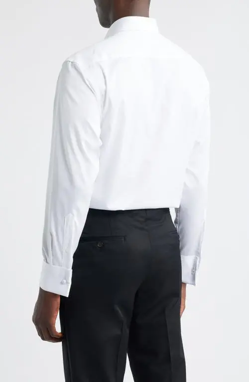 1863 BY ETERNA Luxury Pleat Front Non-iron Dress Shirt