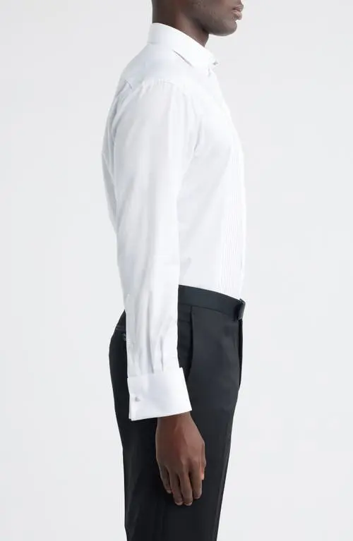 1863 BY ETERNA Luxury Pleat Front Non-iron Dress Shirt