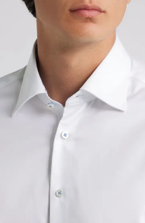 1863 BY ETERNA Luxury Slim Fit Non-iron Dress Shirt