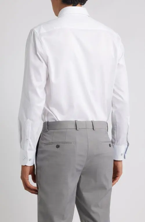 1863 BY ETERNA Luxury Slim Fit Non-iron Dress Shirt