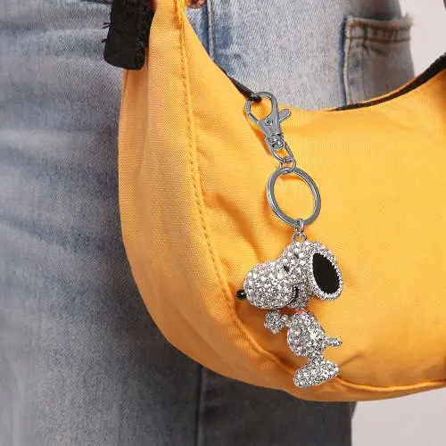 PEANUTS Snoopy Pave 3d Bling Keychain
