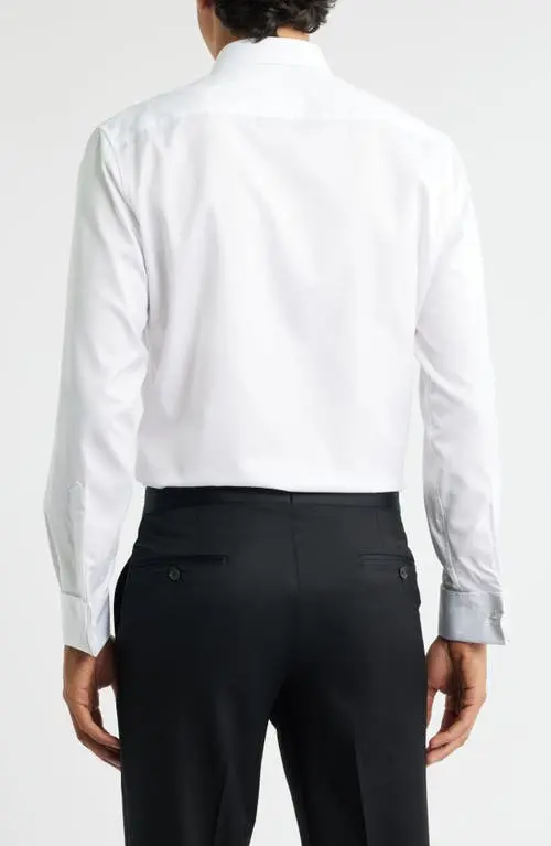 1863 BY ETERNA Luxury Pleat Front Non-iron Dress Shirt