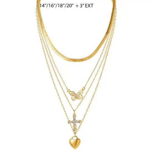 Jessica Simpson Layered Pendant Necklace