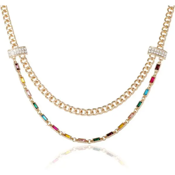 Bcbgmaxazria Generation Tone Layered Necklace - Gold