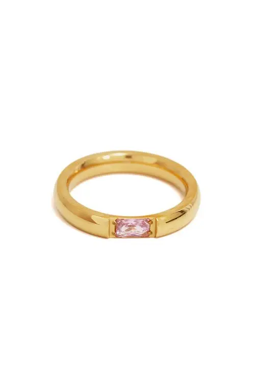 PETIT MOMENTS Birthstone Ring - Goldctober