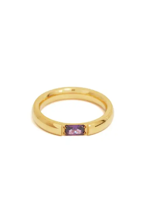 PETIT MOMENTS Birthstone Ring - Goldebruary