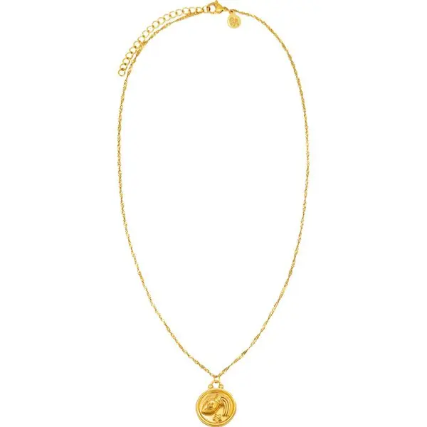 PETIT MOMENTS Horoscope Pendant Necklace - Goldquarius