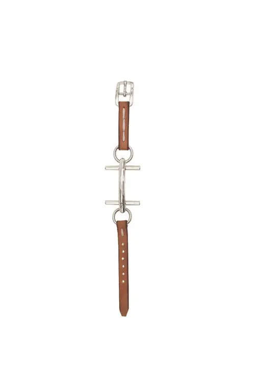 CXC St. Moritz Bit Leather Bracelet - Silver