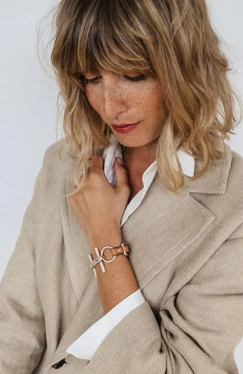 CXC St. Moritz Bit Leather Bracelet