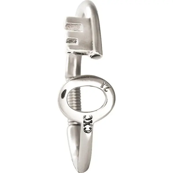 CXC Key Bangle Bracelet - Silver