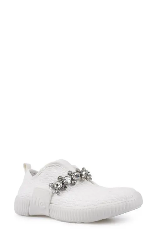 NATIONAL COMFORT Khamryn Rhinestone-embellished Sneakers - White