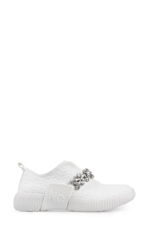 NATIONAL COMFORT Khamryn Rhinestone-embellished Sneakers - White