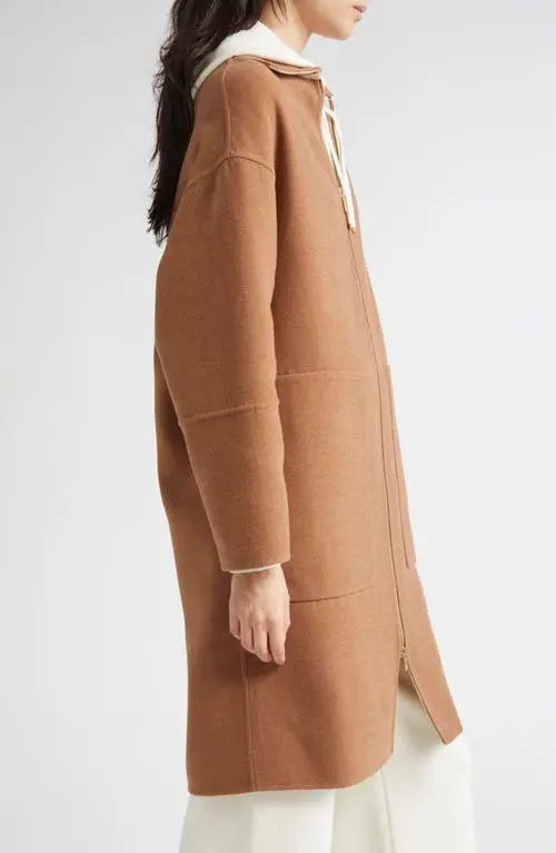 Eleventy Wool Three-quarter Length Coat