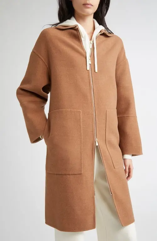 Eleventy Wool Three-quarter Length Coat
