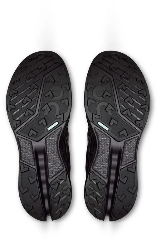 On Cloudsurfer Trail 2 Waterproof Trail Running Shoe - Black/black