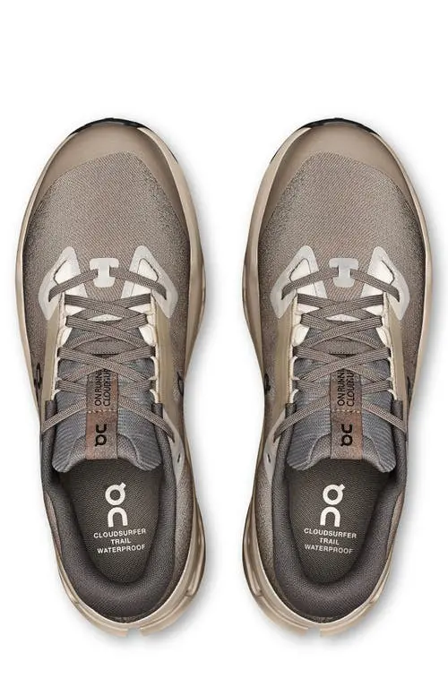 On Cloudsurfer Trail 2 Waterproof Trail Running Shoe - Cinder/desert