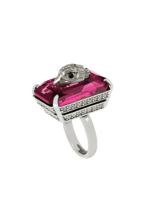 Kurt Geiger Emerald Cut Cocktail Ring