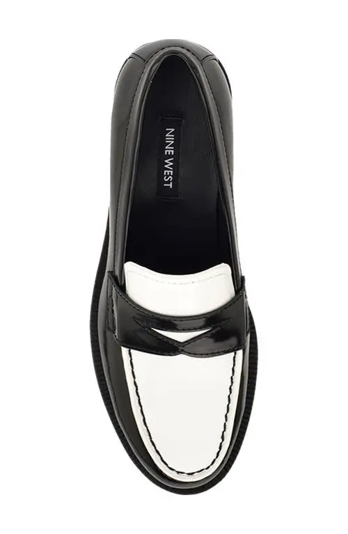 Nine West Berg Penny Loafer - Black Multi