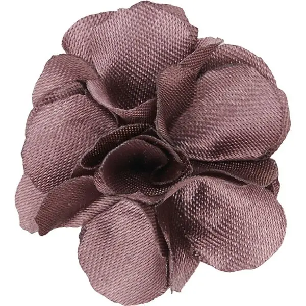 BROOKLYN BRIGADE Flower Lapel Pin - Dark Mauve