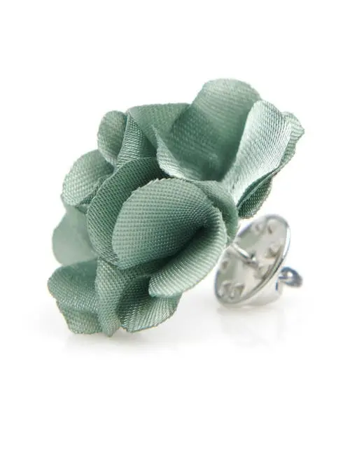 BROOKLYN BRIGADE Flower Lapel Pin - Sage