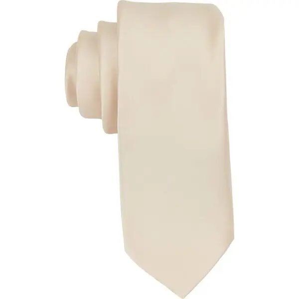 BROOKLYN BRIGADE Satin Necktie - Champagne
