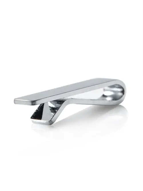 BROOKLYN BRIGADE Solid Tie Clip - Silver