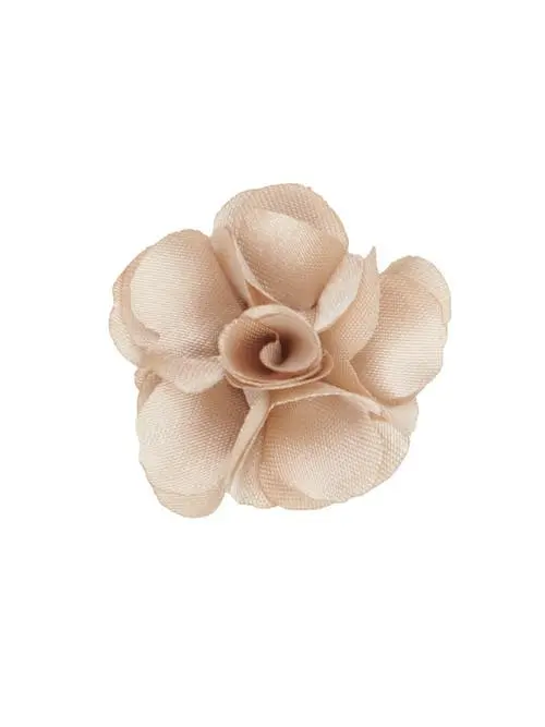 BROOKLYN BRIGADE Flower Lapel Pin - Champagne
