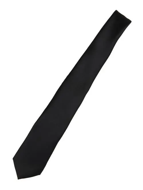 BROOKLYN BRIGADE Satin Necktie - Black
