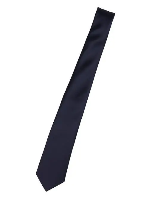 BROOKLYN BRIGADE Satin Neck Tie - Navy