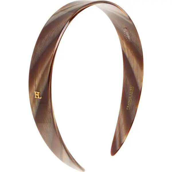 France Luxe Slim Headband - Walnut