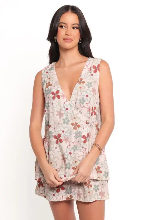 PETAL & PUP Clemie Sleeveless Wrap Top