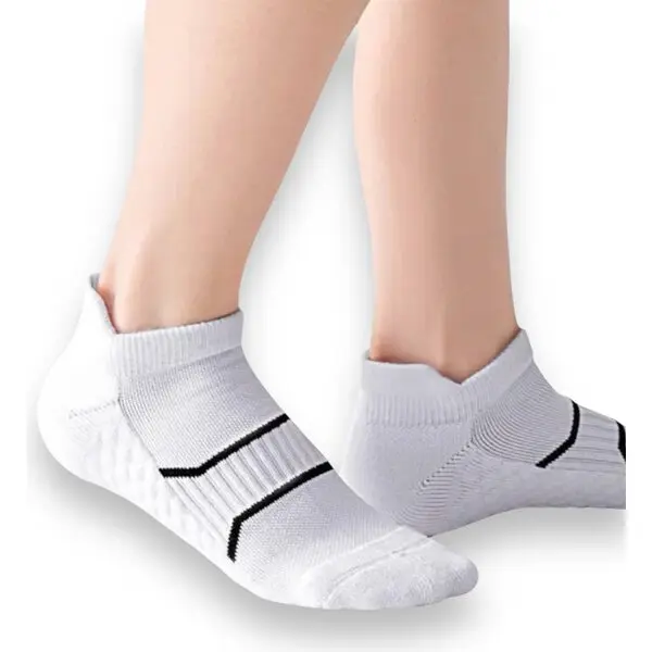 HIGH HEEL JUNGLE Cushioned Ankle Socks - White Multi