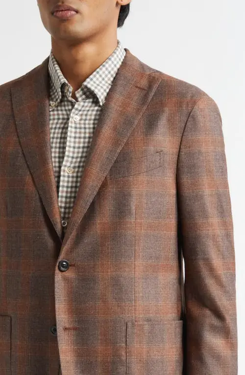 Boglioli K-jacket Wool-blend Sport Coat - Rust