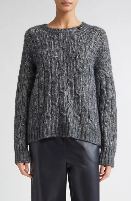 Max Mara Cabaret Oversized Cotton & Alpaca Blend Sweater