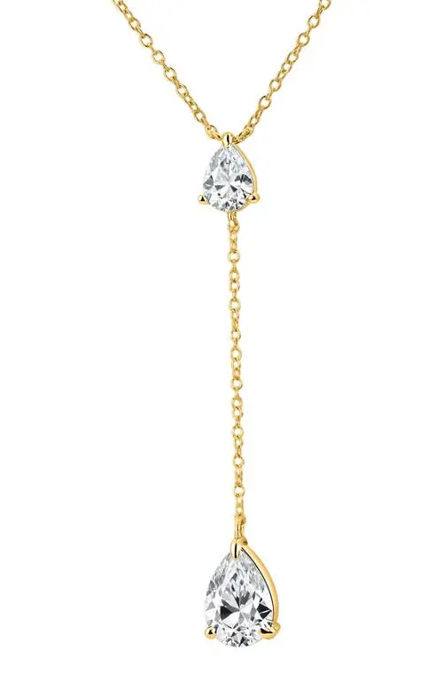 UNTAMED PETALS Lane Crystal Pendant - Gold