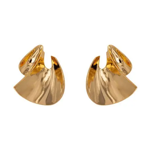 BLACK SUEDE STUDIO Lola Earrings - Gold