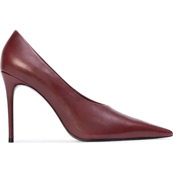 BLACK SUEDE STUDIO Jona 100 Pump - Black Leather
