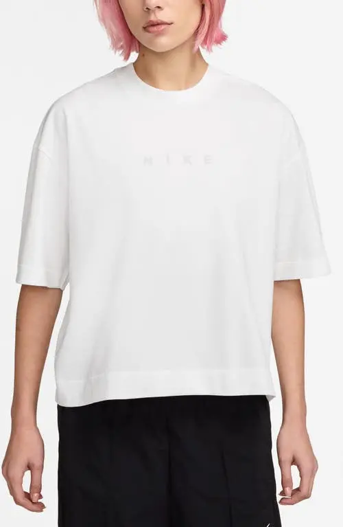 Nike Boxy Midweight Cotton T-shirt - White