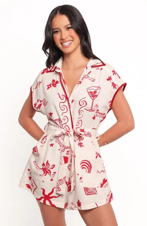 PETAL & PUP Kensie Printed Romper