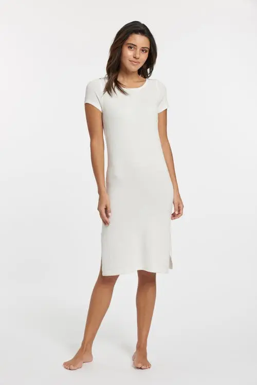 LEIMERE Amagansett Tee Dress - Marshmallow