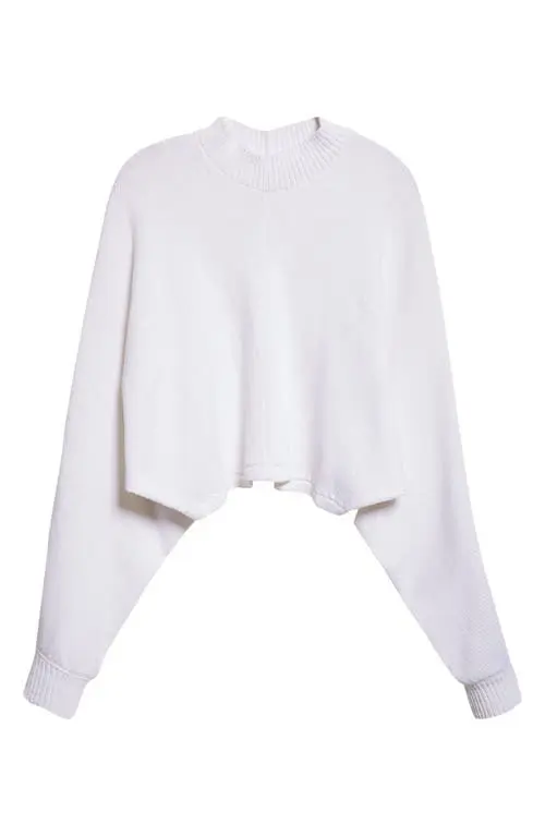 Alaïa Batwing Linen And Cotton Sweater