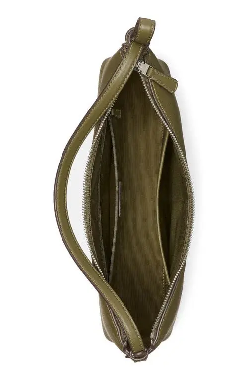 Kate Spade New York Loop Pebble Leather Shoulder Bag - Seaweed