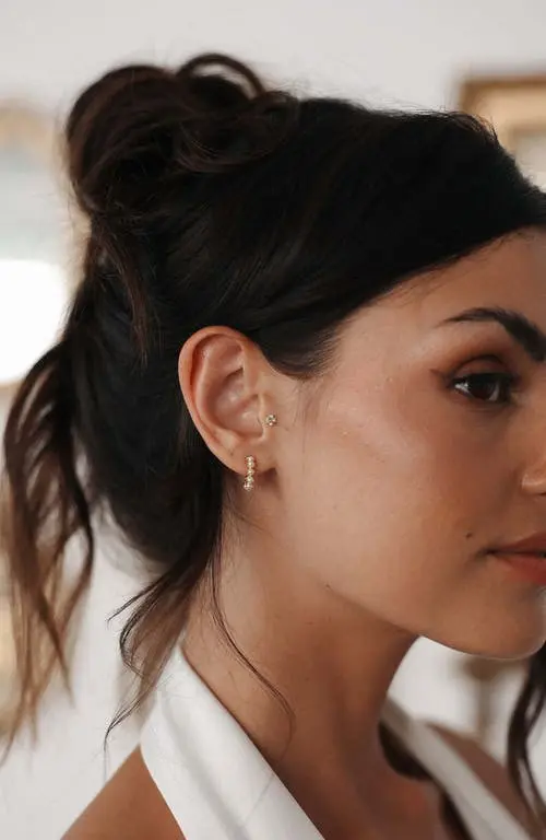 UNTAMED PETALS Jessica Mini Hoop Earrings