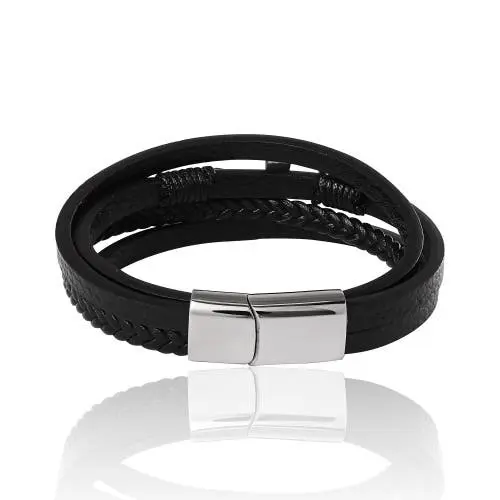 Lucky Brand Layered Cross Bracelet