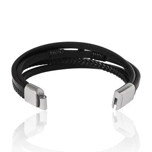 Lucky Brand Layered Cross Bracelet