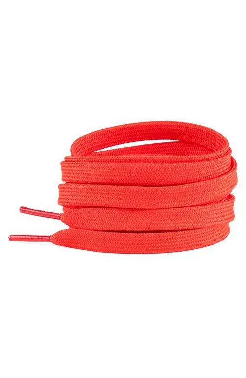 WAVES CALIFORNIA 63-inch Premium Flat Shoelaces - Fire Red