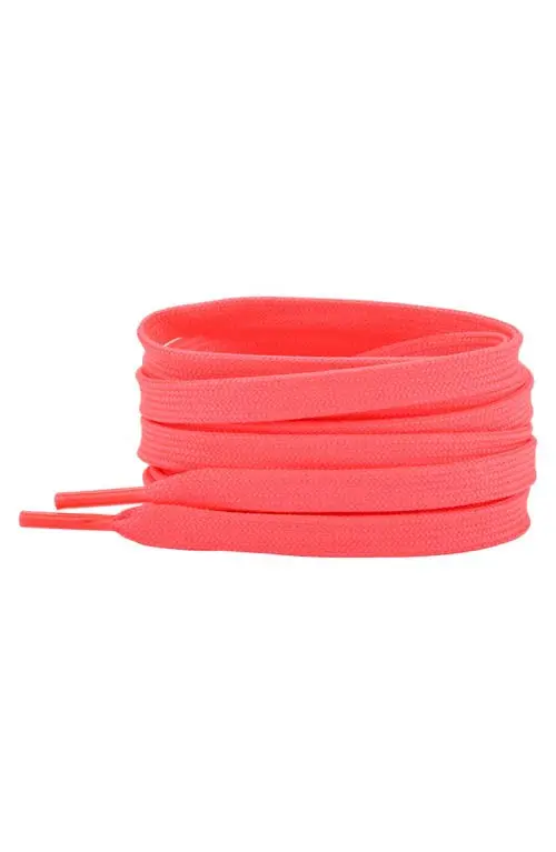 WAVES CALIFORNIA 63-inch Premium Flat Shoelaces - Neon Pink