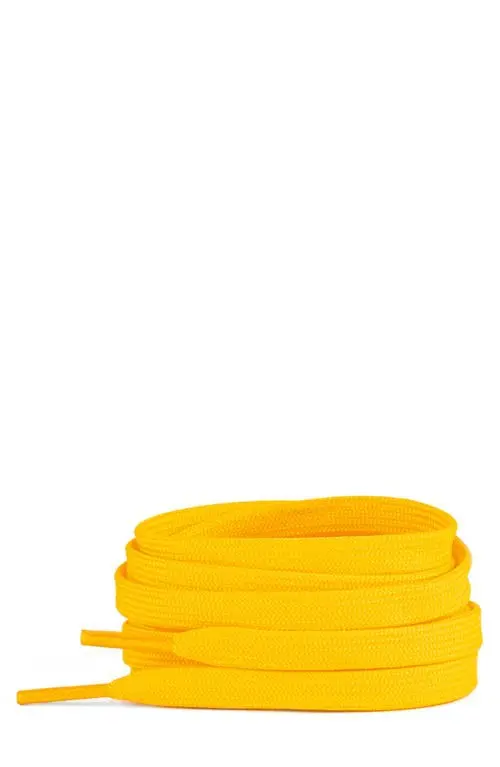 WAVES CALIFORNIA 63-inch Premium Flat Shoelaces - Varsity Yellow