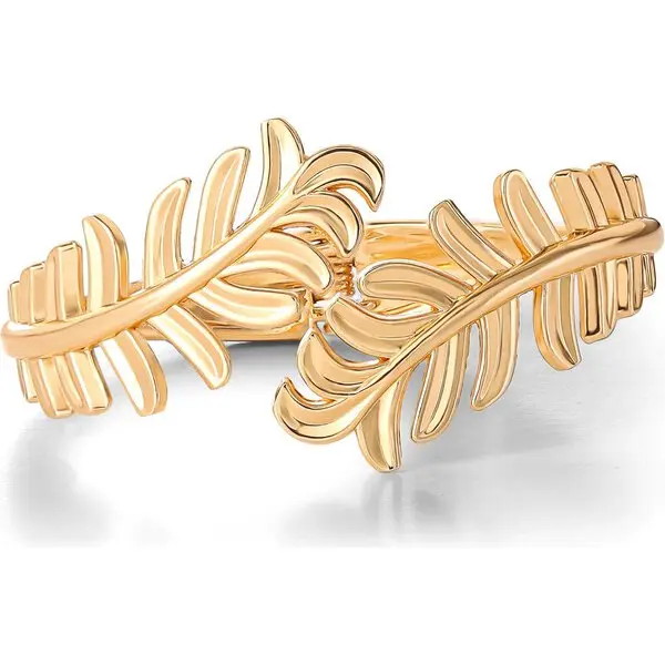 Jessica Simpson Leaf Shaped Bracelet - Gold
