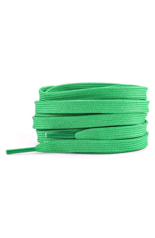 WAVES CALIFORNIA 47-inch Premium Flat Shoelaces - Lucky Green